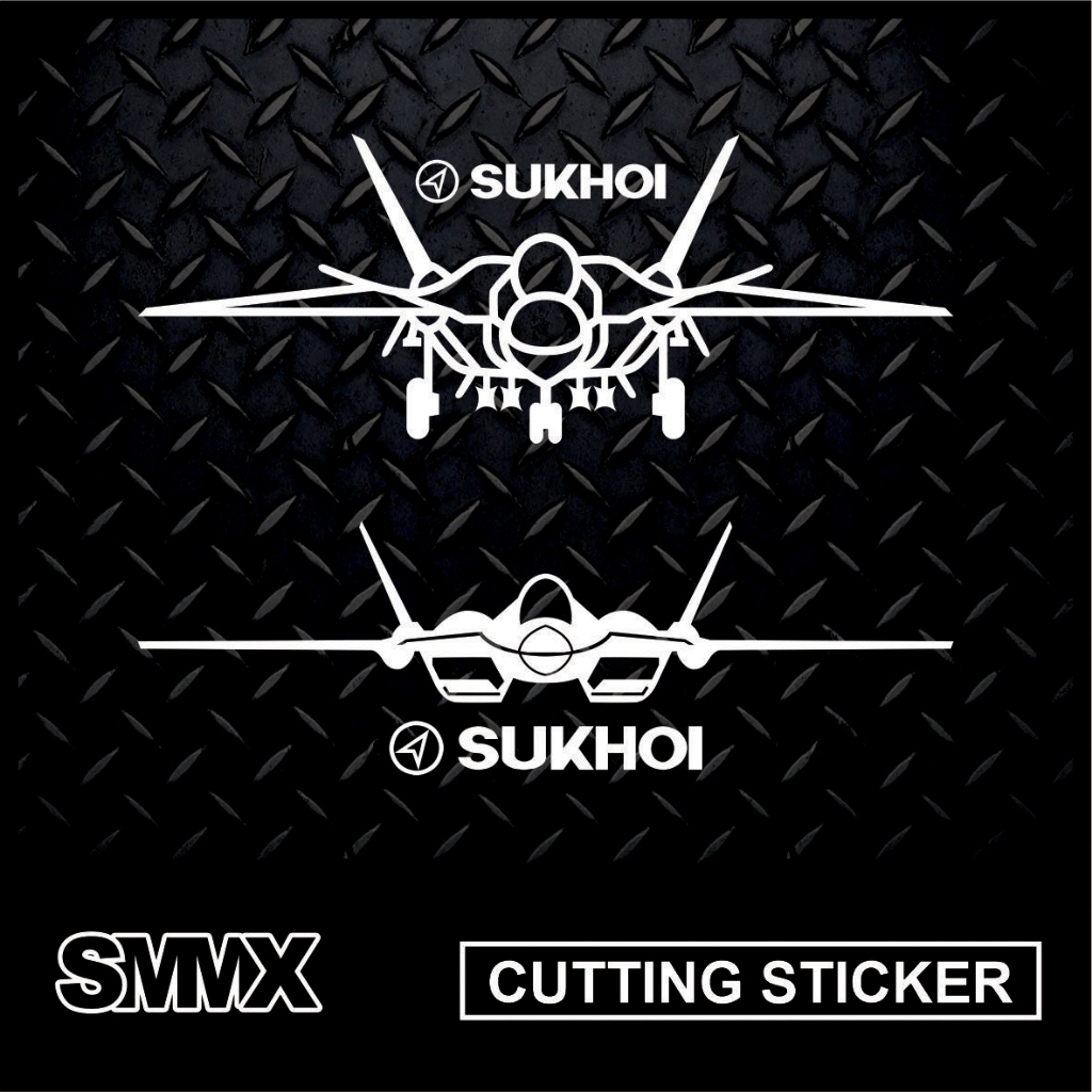 Sukhoi T-50 PAK FA Jet Fighter Plane Cutting Sticker | Shopee Malaysia