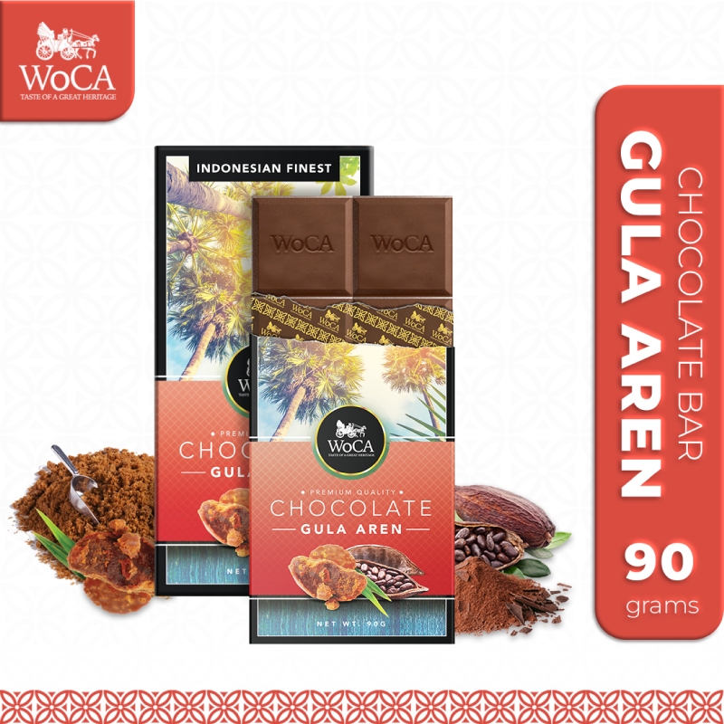 Woca Premium Chocolate Bar - Palm Sugar Flavored Chocolate Bar - 90 grams | Shopee Malaysia