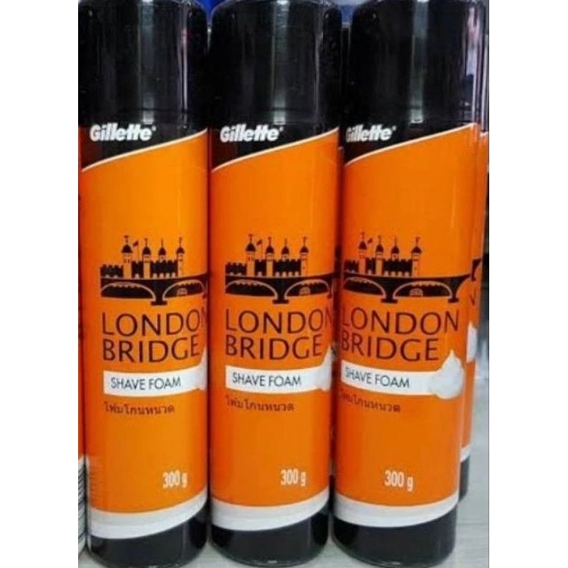 GILLETTE LONDON BRIDGE Shave Foam 300g | Shopee Malaysia