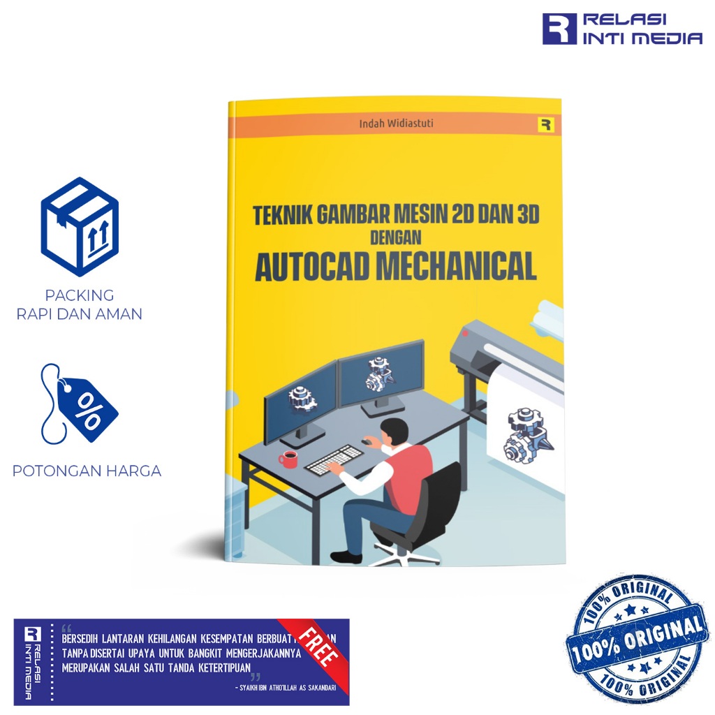 MESIN 2d And 3D Mechanical Drawing Engineering Book With AutoCAD ...