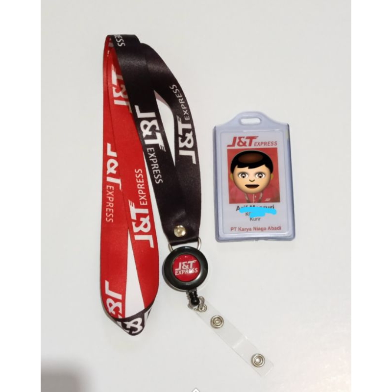 JNT J&T JNT express id card strap Lanyard printing unit | Shopee Malaysia