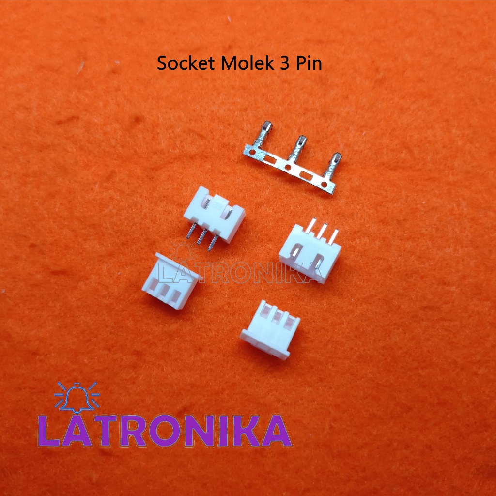 Small Molek Socket 3 Pin Complete Set Molex Terminal Socket Connector ...