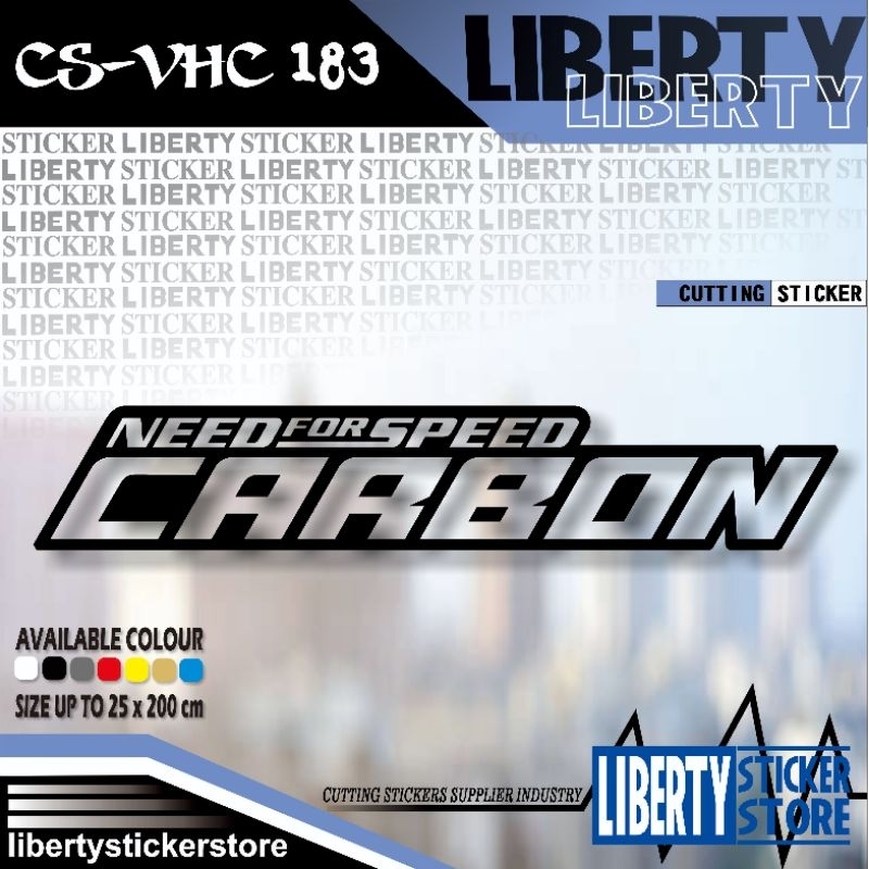 Big need for speed carbon cutting sticker | Need for speed carbon ...