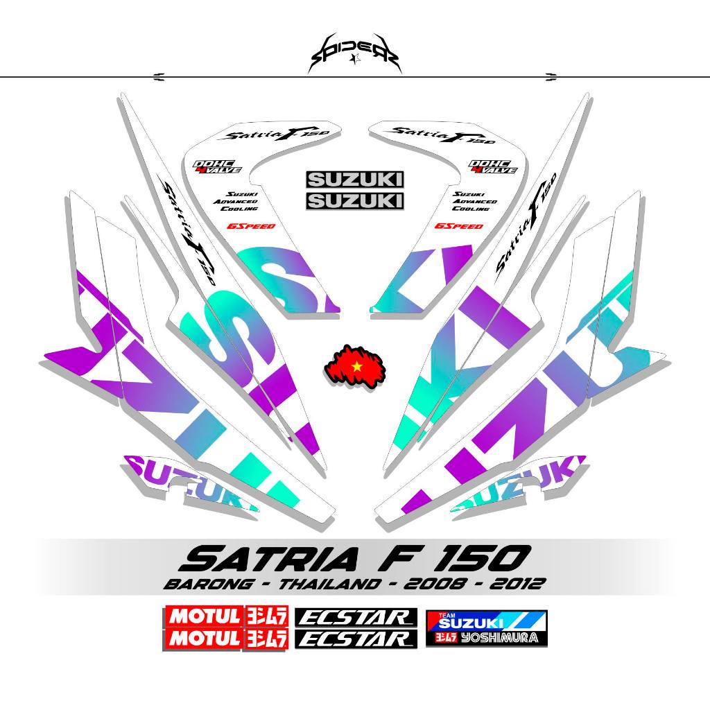 Striping Satria F150 Motif 5/2008/2012/Lis/Les/Stock Decal/Suzuki ...