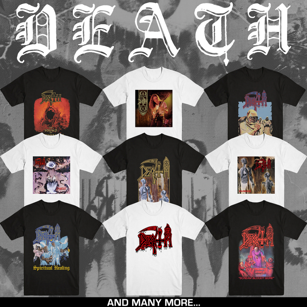 DEATH DEATH DEATH | BAND T-SHIRT | DEATH METAL | MERCHANDISE | Shopee ...