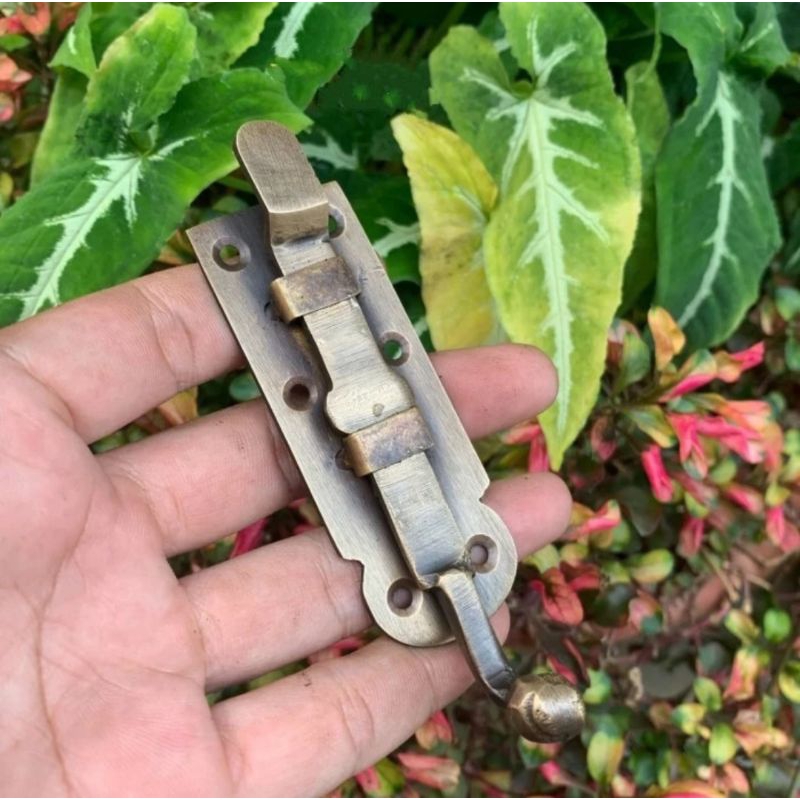 Antique Brass Window Latch Latch. | Shopee Malaysia