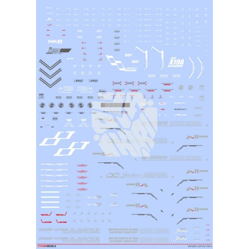 Infinite JUSTICE VER 3 DECAL | Shopee Malaysia