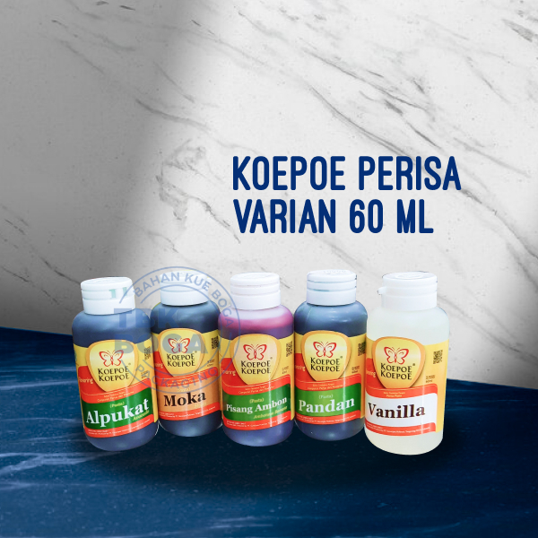 Koepoe Rasa 60ml Extract Coloring Paste (Vanilla, Pandan, Cocopandan ...