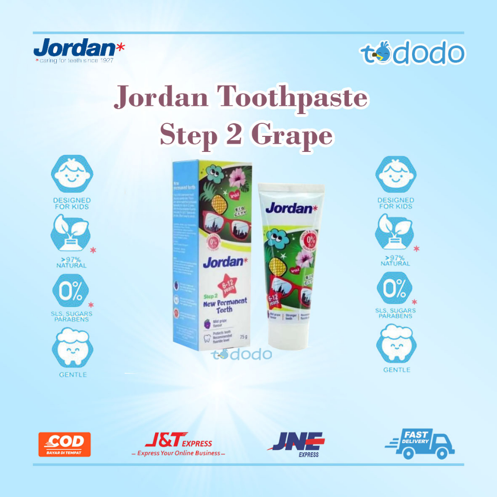 Jordan Kids Toothpaste Grape (75GR) | Shopee Malaysia