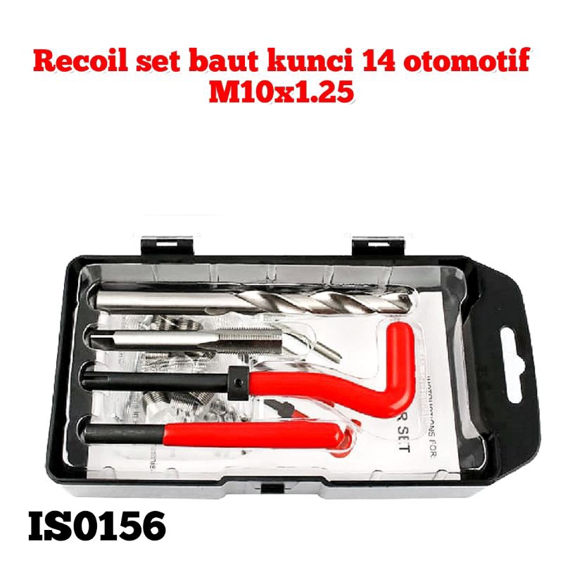 Recoil set m10x1.25 helicoil recoil bolt lock 14 automotive | Shopee ...