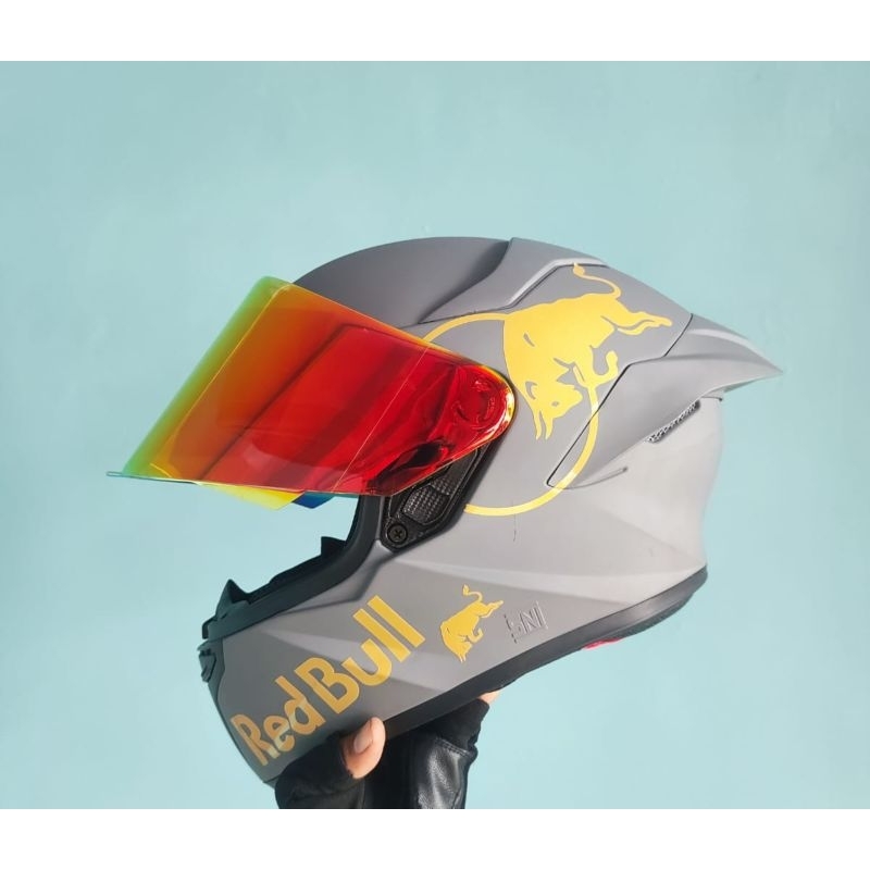 TT HELMET - COURTE MLA SOLID GRAY DOFT HANDLING PACKAGE (REDBULL ...