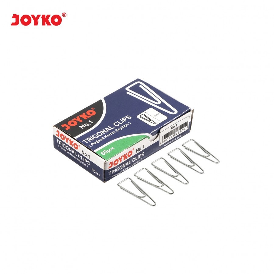 Trigonal Clip Paper Clip No.1 (28mm) | Shopee Malaysia