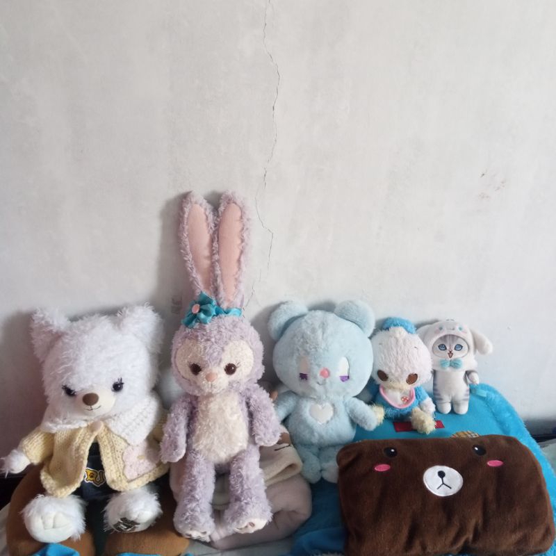 UNGU PUTIH Disney Doll animal characters Bear rabbit duck cat White ...