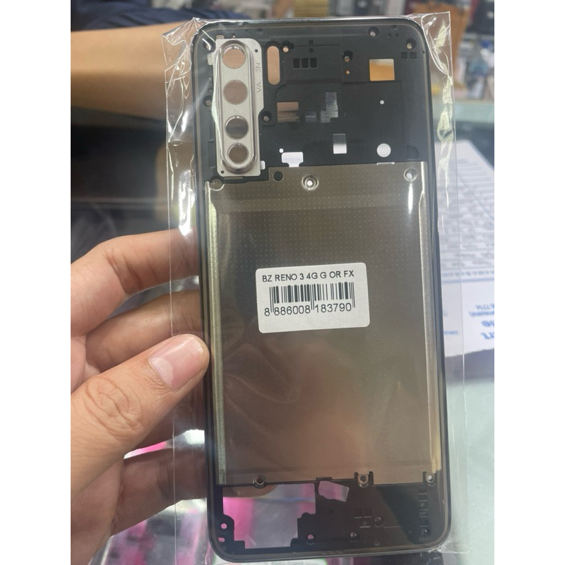 HITAM MESIN Bazel Middle Bone Bezel Reno 3 4G Engine Cover Mount ...