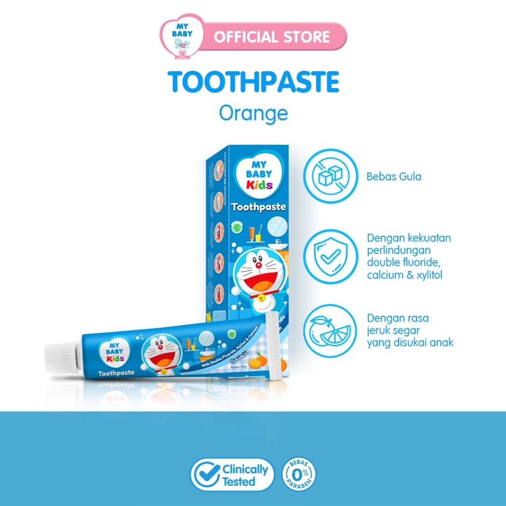 My BABY KIDS TOOTHPASTE 45GR TOOTHPASTE | Shopee Malaysia