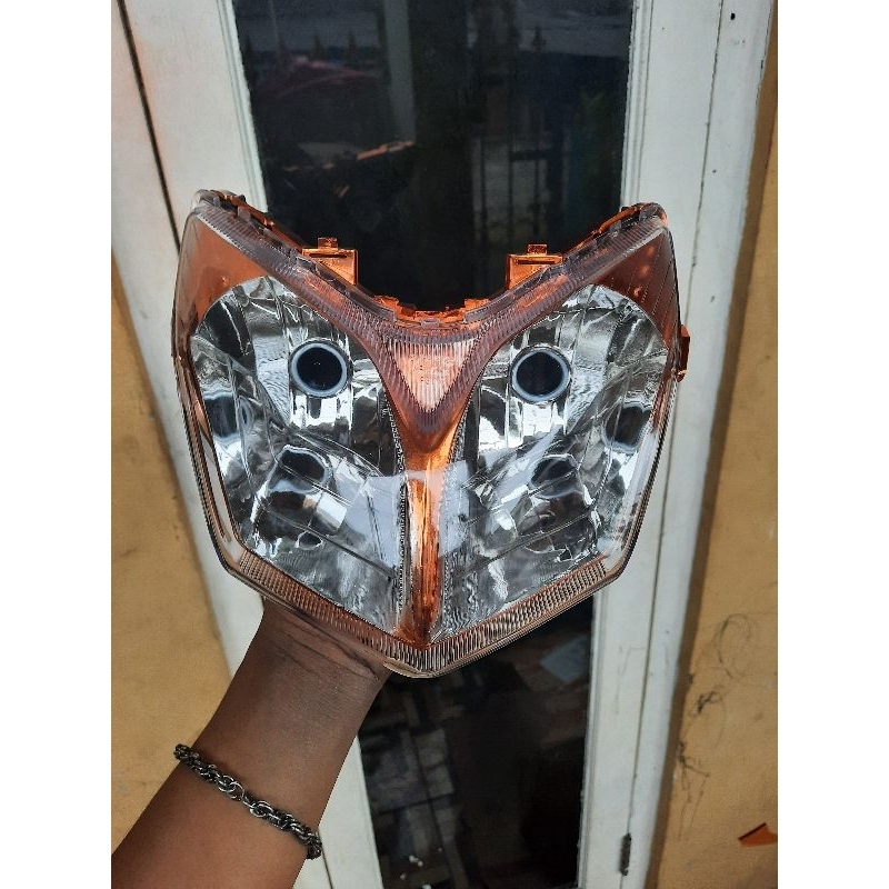 Supra x 125 New Carbu Batman Headlight Reflector 2008 to 2012 Custome ...