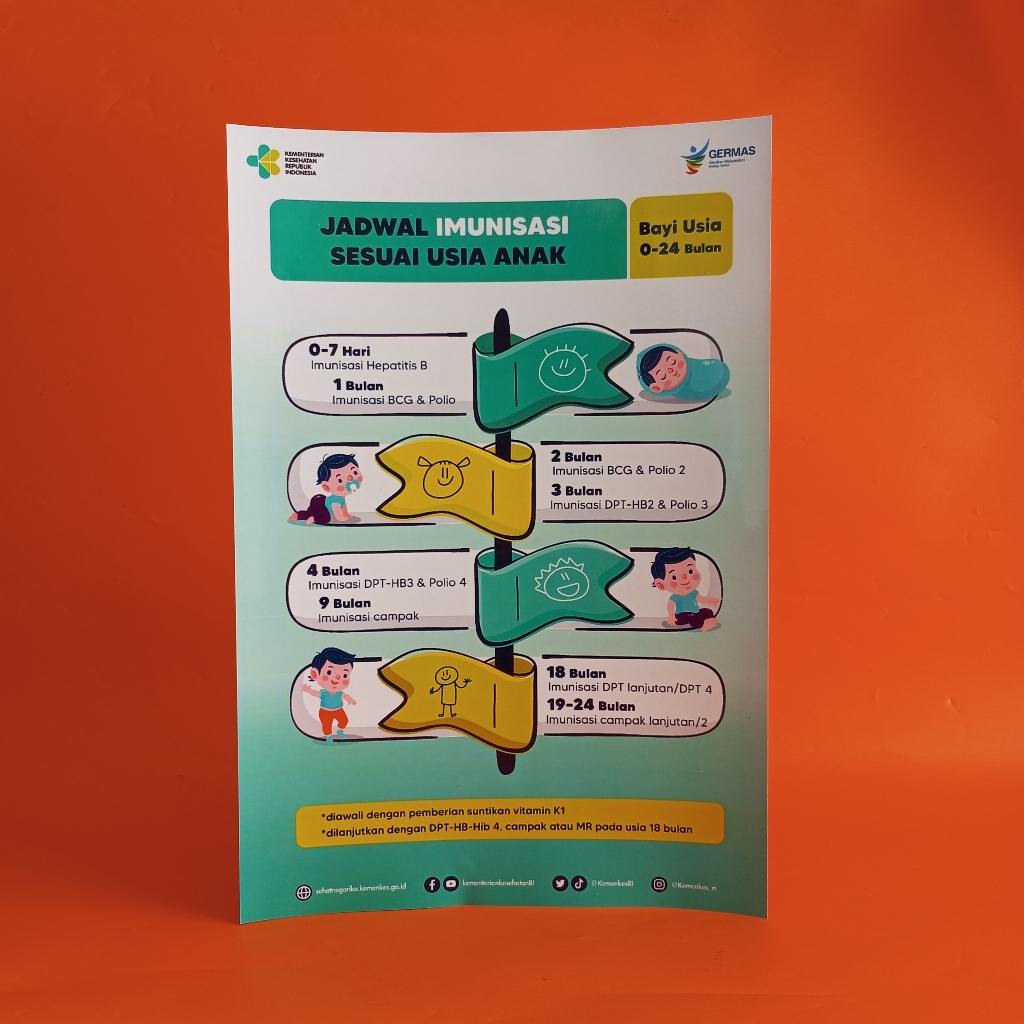 Child Immunization Schedule Poster/Immunization Poster/Baby ...