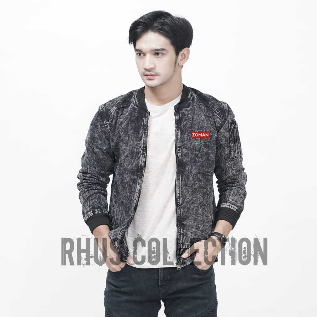 Bomber Denim Jeans Jacket|Bomber Jeans And Latest Jackets | Shopee Malaysia