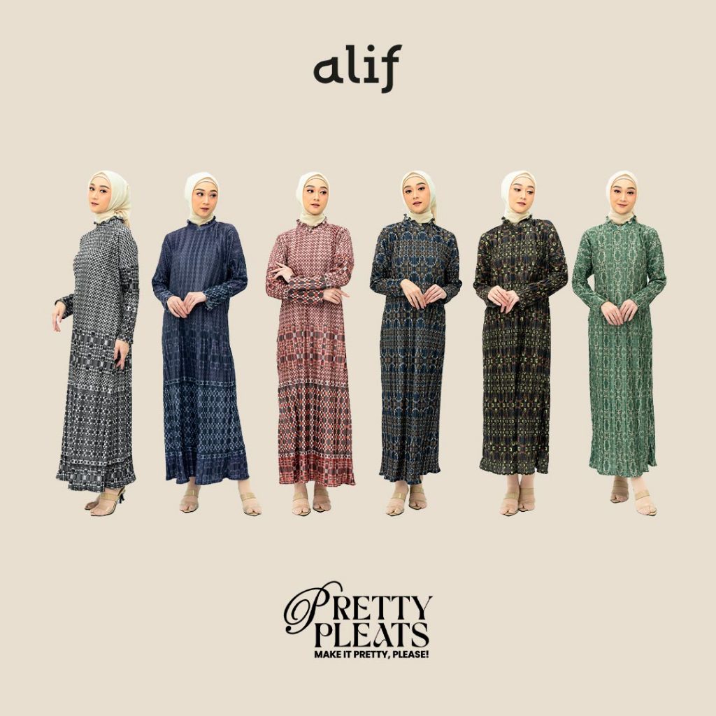 Alif Modern Wear - Dress Pleats Motif - Kaleidoscope Collection ...