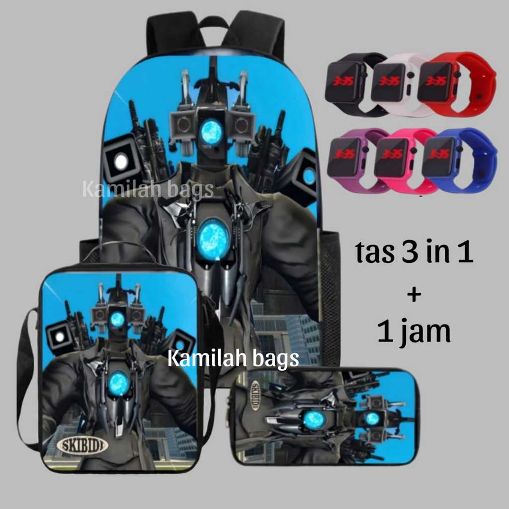 Skibidi Bags - School Backpacks - Boys Bags - Elementary School Bags ...