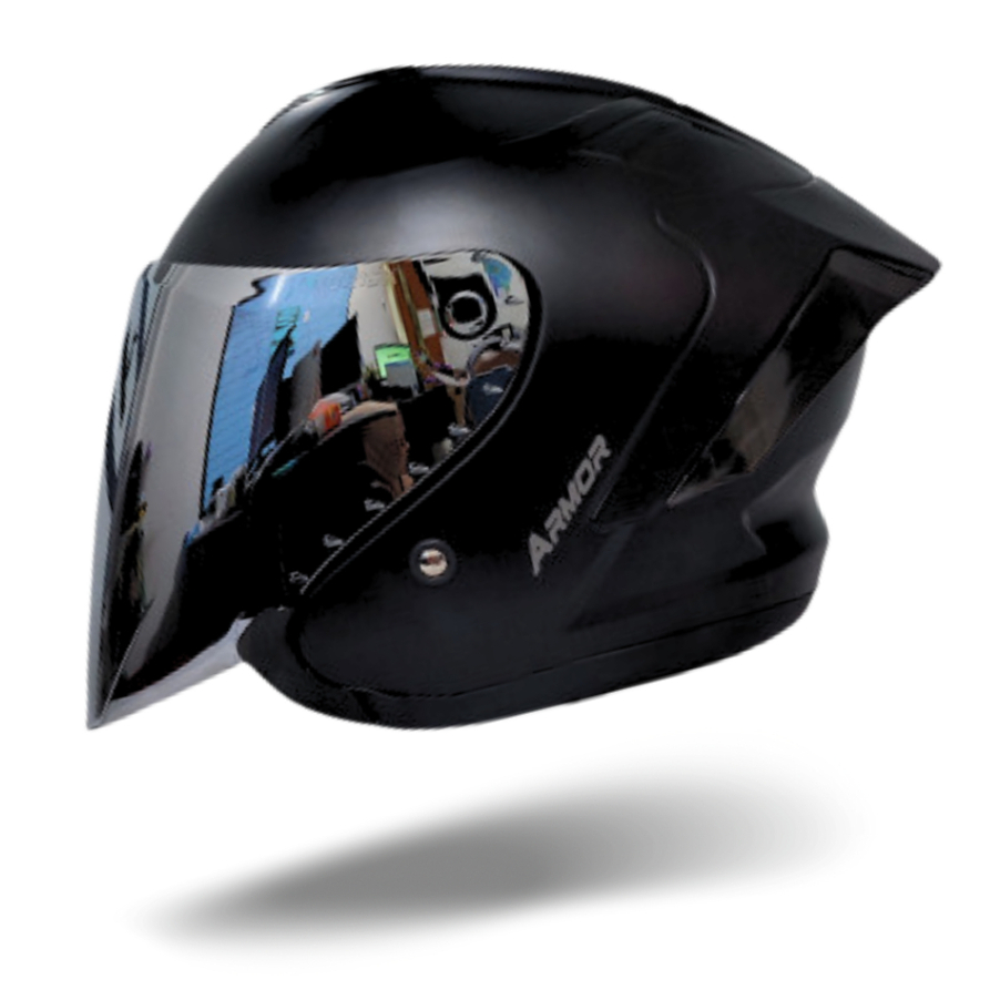 Js Armor Half Face Solid Premium Helmet Original SNI | Shopee Malaysia