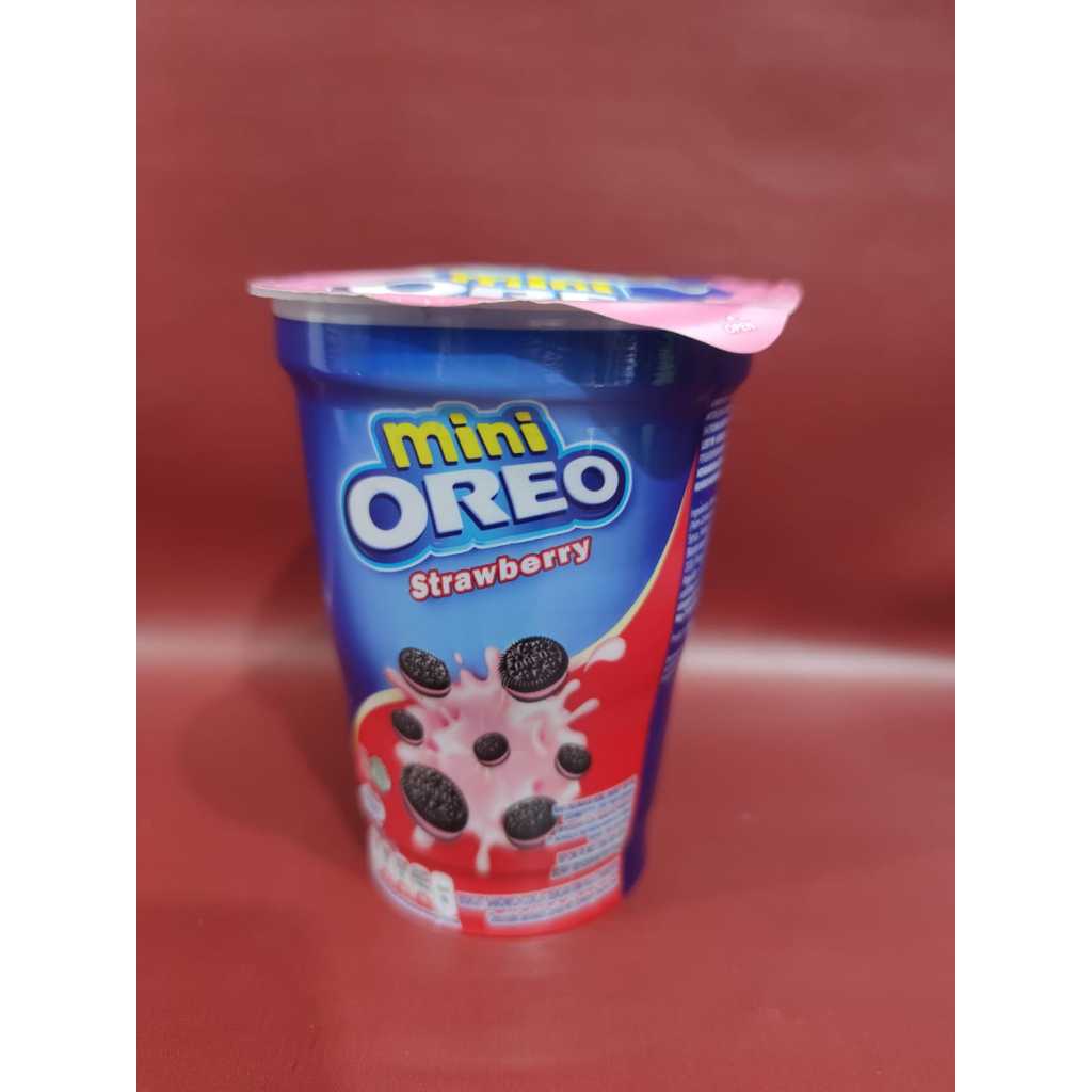 Oreo Mini Cup Strawberry 61,3G | Shopee Malaysia
