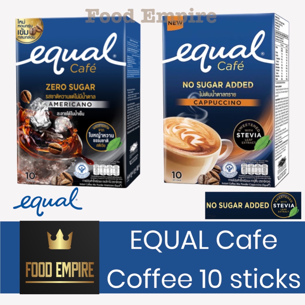 Equal Coffee No Sugar Added Instant Coffee Mix Equal Cafe Coffee Shopee Malaysia