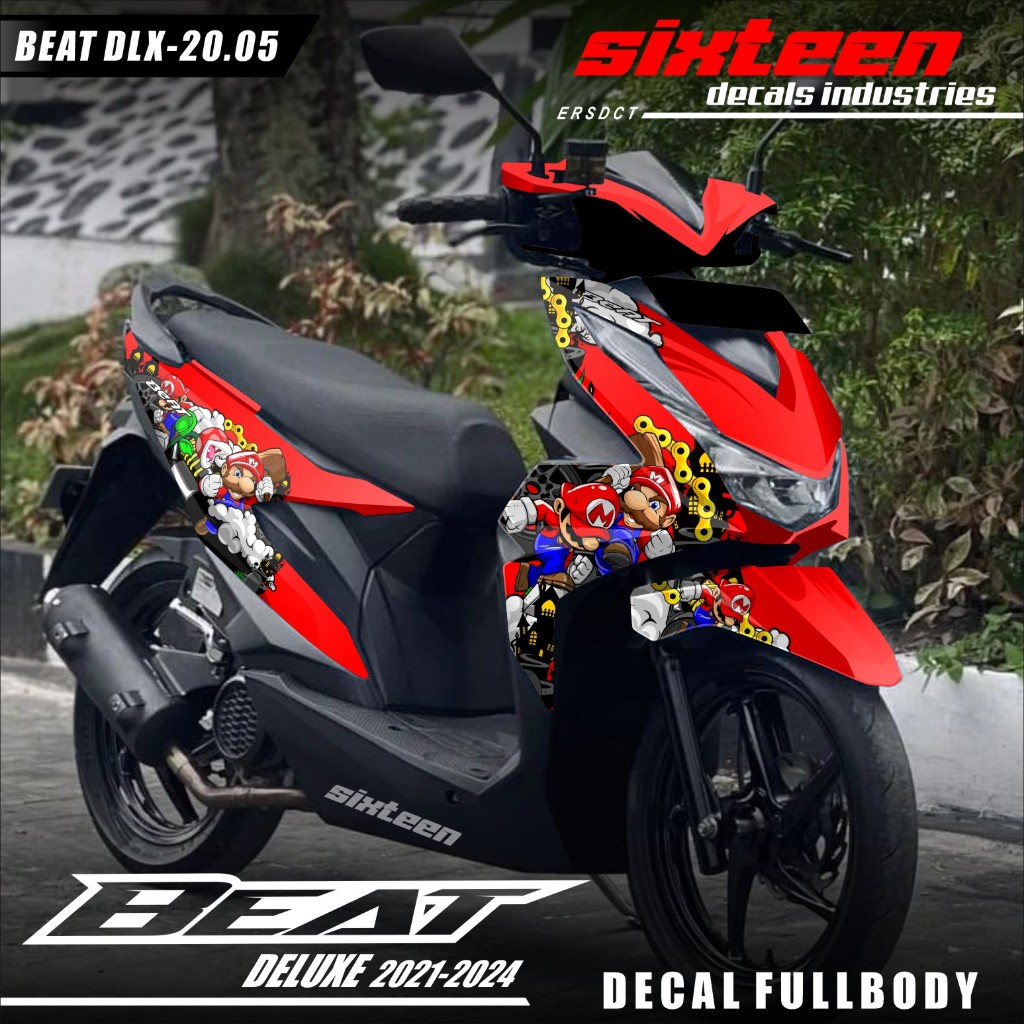 Newest Decal Sticker Honda Beat DELUXE STREET 2020 2021 2022 2023 Full ...