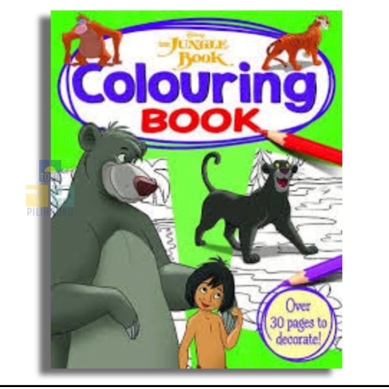 Coloring book the jungle book | Shopee Malaysia