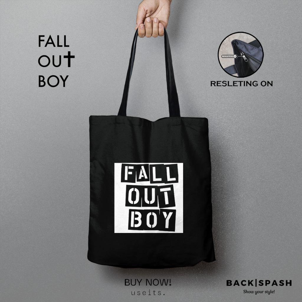 Fall OUT BOY Band Totebag - Men's Totebag - Women's Totebag - Custom ...