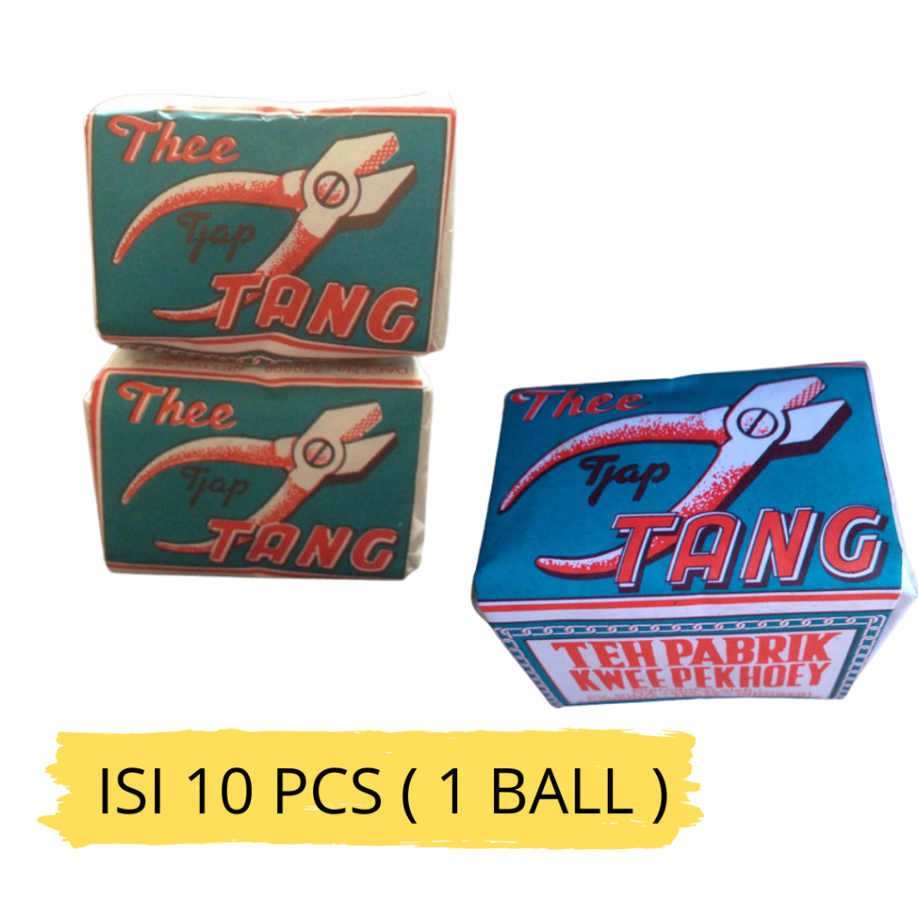 HIJAU 1 Ball Tang Tea (10Pcs) 40 Gram Packaging Blue And Green ...