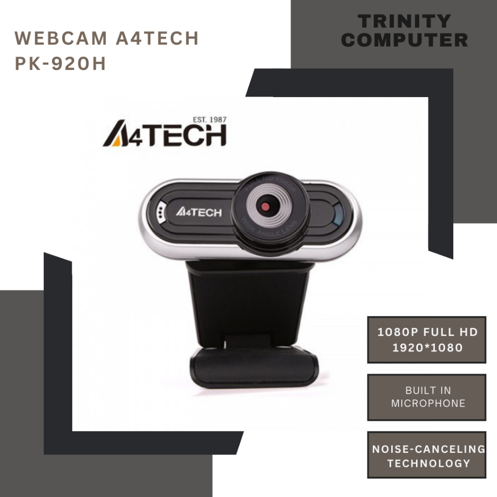 Webcam Full HD A4tech PK-920H 1080P High Quality Res Cam Office Camera ...