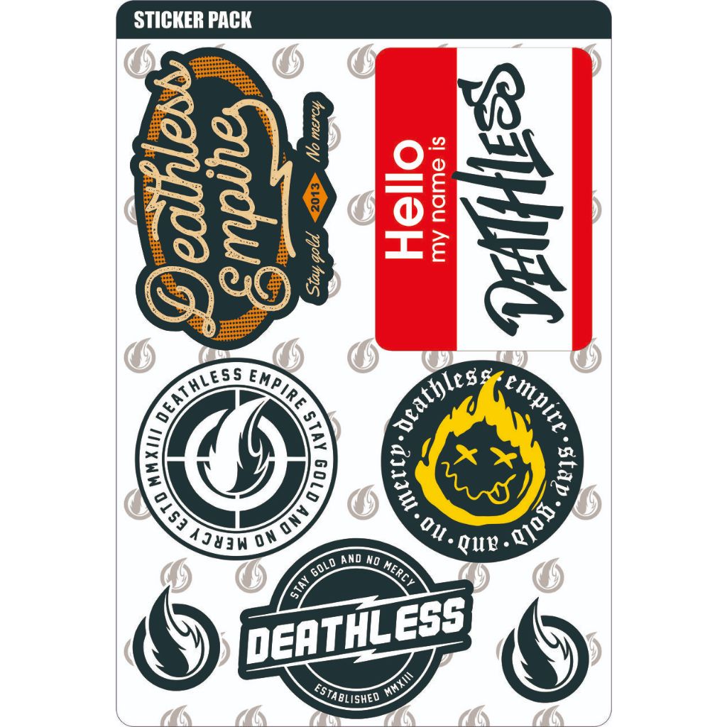 Sticker PACK PACKAGE DEATHLESS SERIES | Accessories | Shopee Malaysia