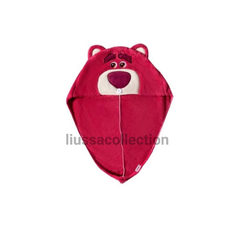 Miniso Hair Towel - Disney Pixar Lotso Collection Fluffy Festival Hair ...