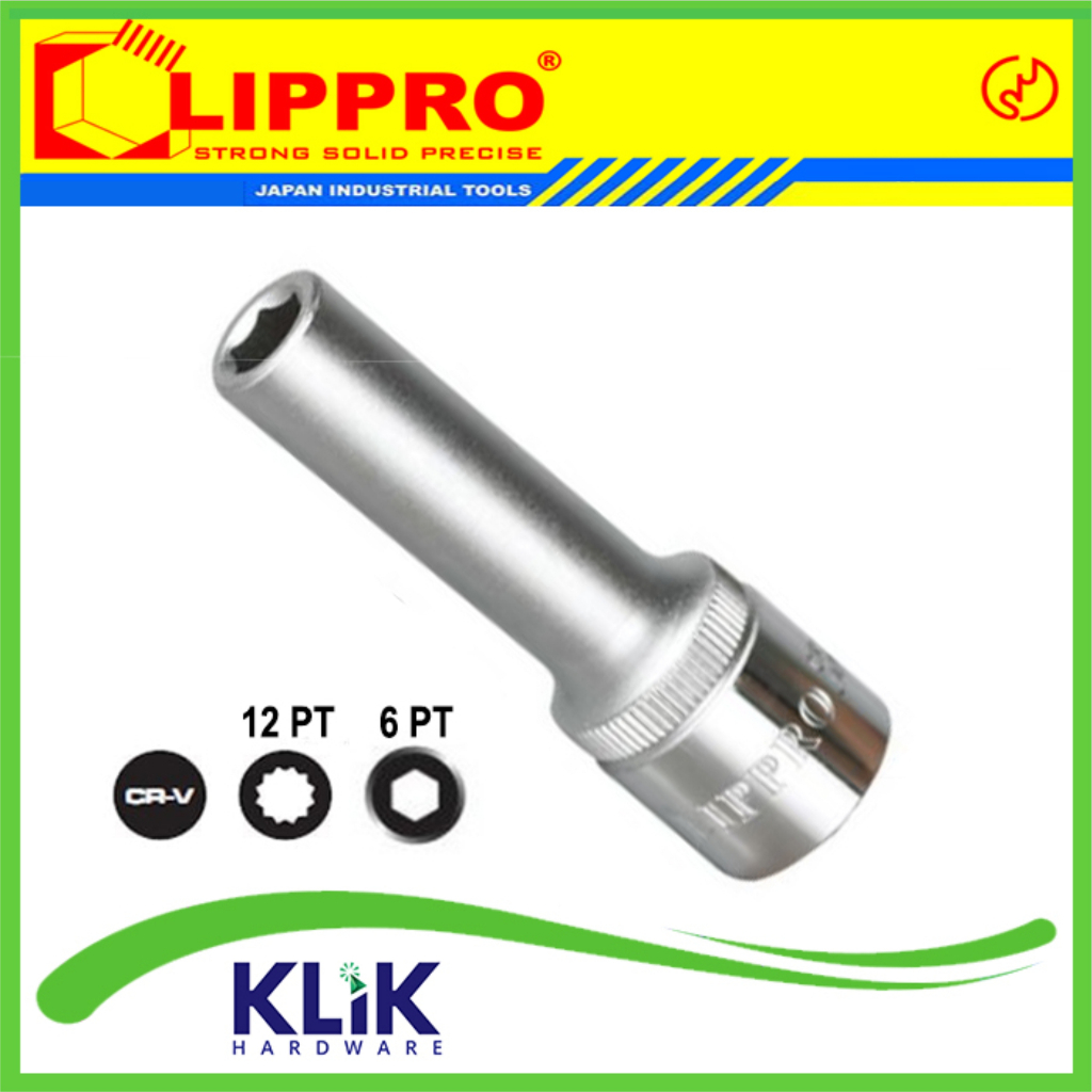 MATA Lippro DEEP Socket 1/2 Inch 10mm 6 PT - Lippro Eye Sok Panjang ... MATA Lippro DEEP Socket 1/2 Inch 10mm 6 PT - Lippro Eye Sok Panjang ...