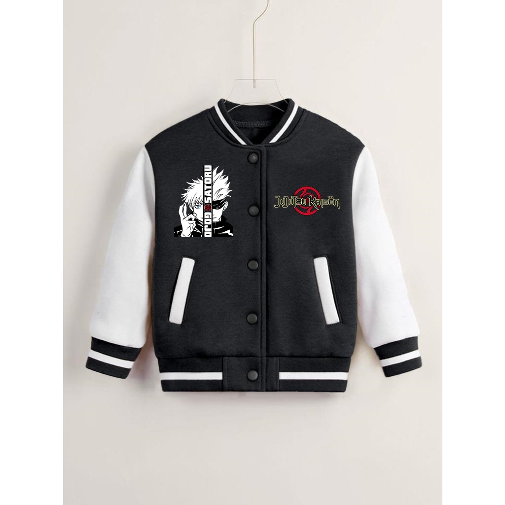 Varsity baseball Jackets For Boys Aged 2-12 Years Old gojo satoru Boys ...