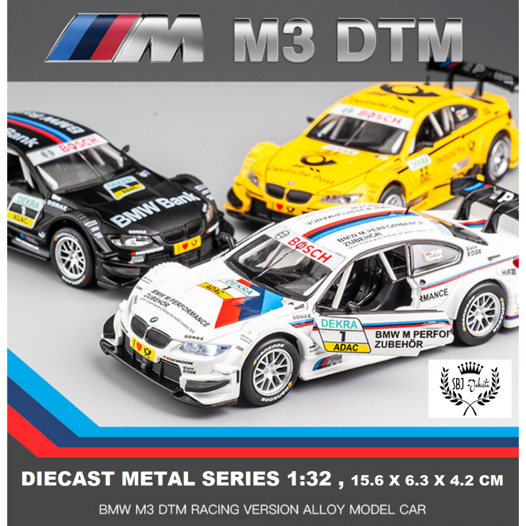 Diecast Car BMW M3 DTM 1:32 Scale metal alloy original licensed product | Shopee Malaysia