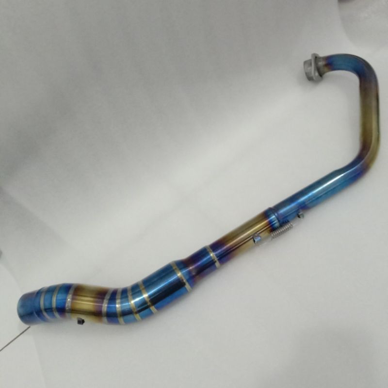 Big elbow pipe bluegold for Rusi tc pinoy tmx 125 155 raider 150 skygo ...