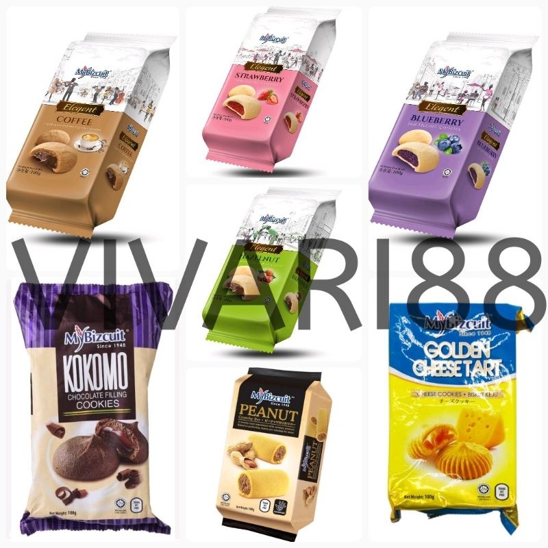 My Bizcuit MyBizcuit - Convi Pack 80gr/Choco Peanut/Golden Cheese Tart ...