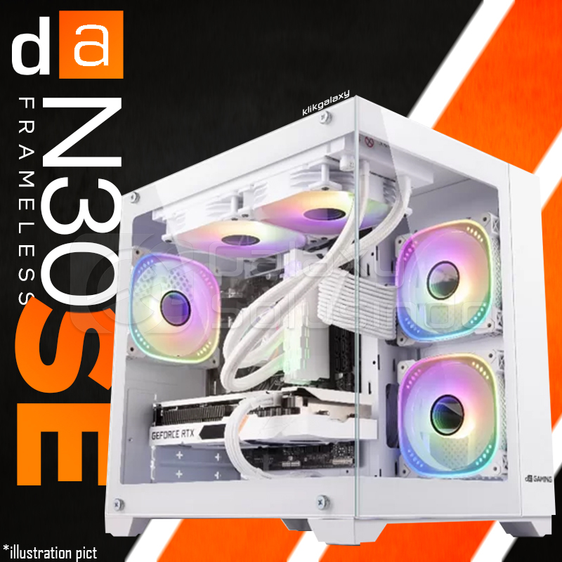 Digital Alliance DA Gaming N30SE Tempered Glass M-ATX Gaming Case ...