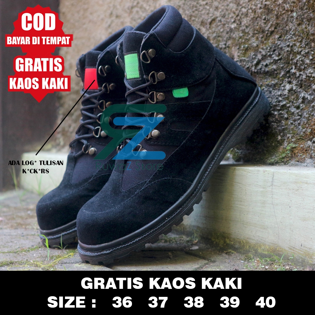 HITAM 020322 (Pay On the spot) WOMEN'S SAFETY BOOTS KIEKER BOOTS STORY ...