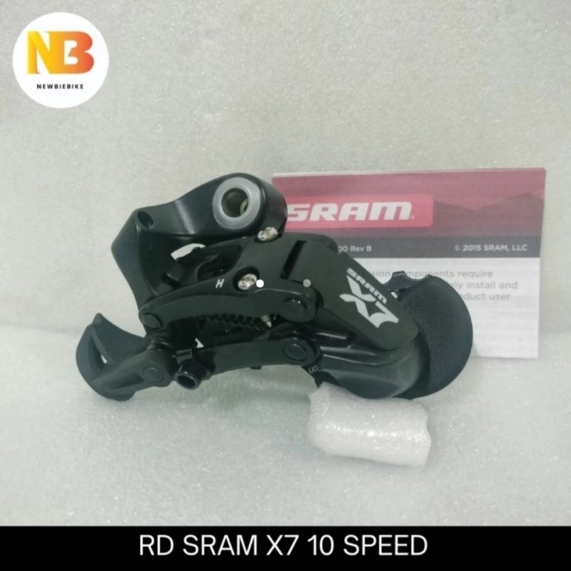 Rd SRAM X7 10 Speed Short Cage Rear Derailleur MTB Gravel Bike Original ...