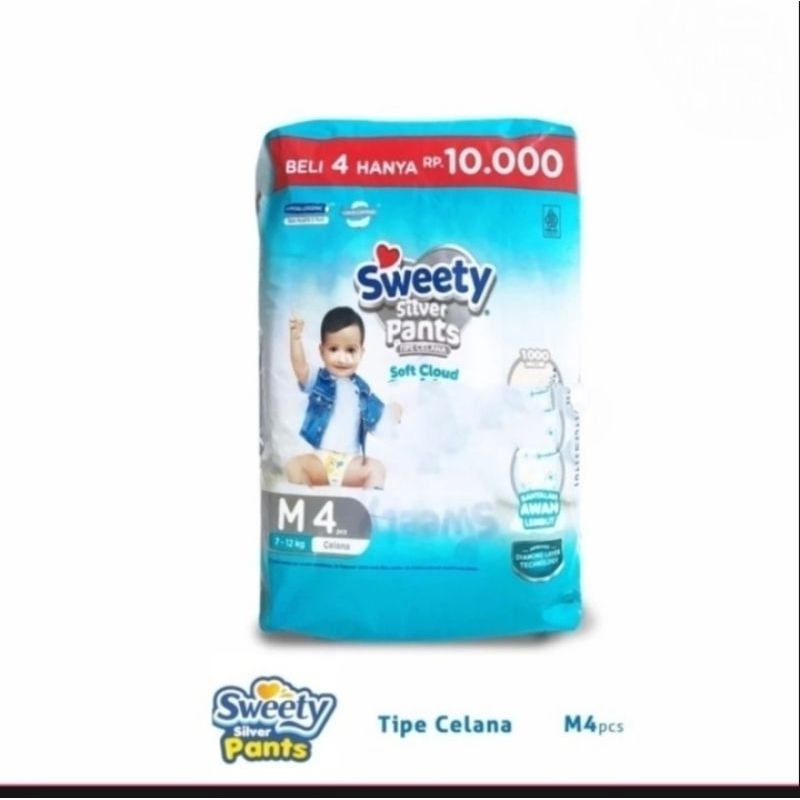 Sweety silver minipack M4 | Shopee Malaysia