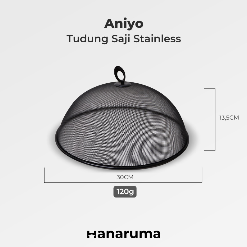 Hanaruma Aniyo Stainless Rounded Serving Cover Aesthetic Circle Serving Cover Rack Replacement ...