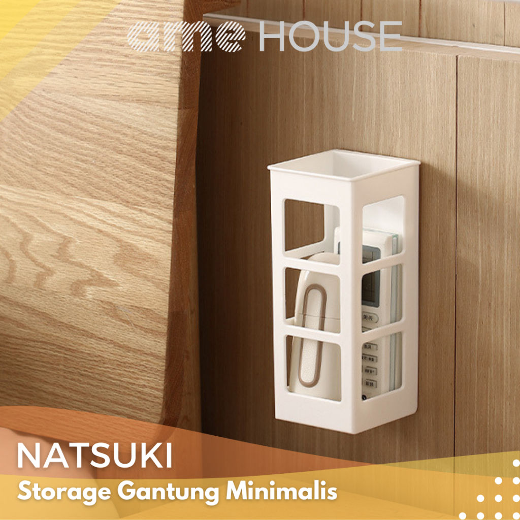 PERALATAN |Ame|Natsuki Wall Container Minimalist Bathroom Toiletry ...