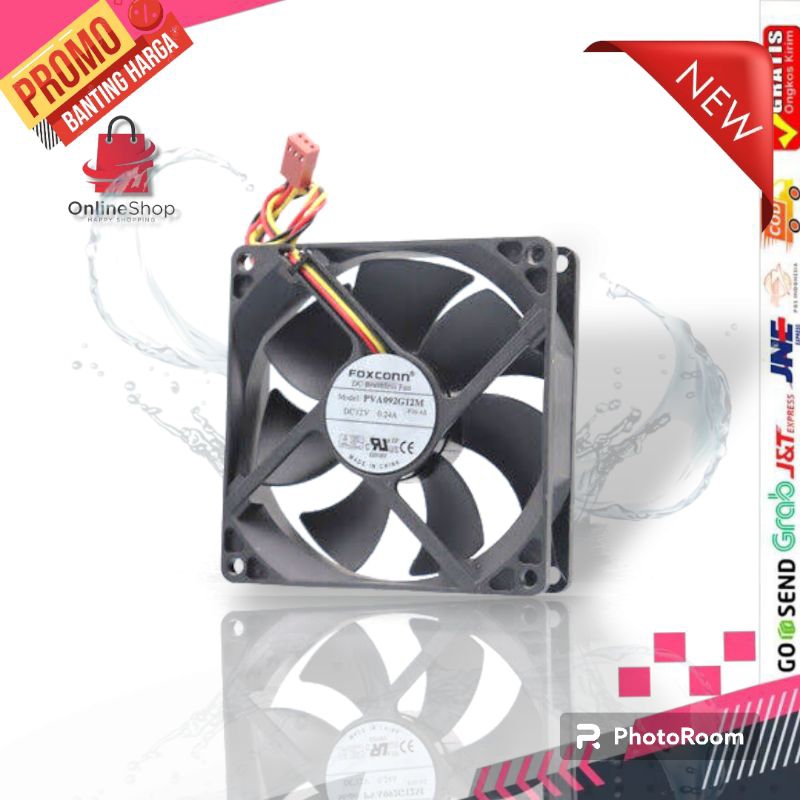 FOXCONN VDC 0,4A Computer PC Blower Fan | Shopee Malaysia
