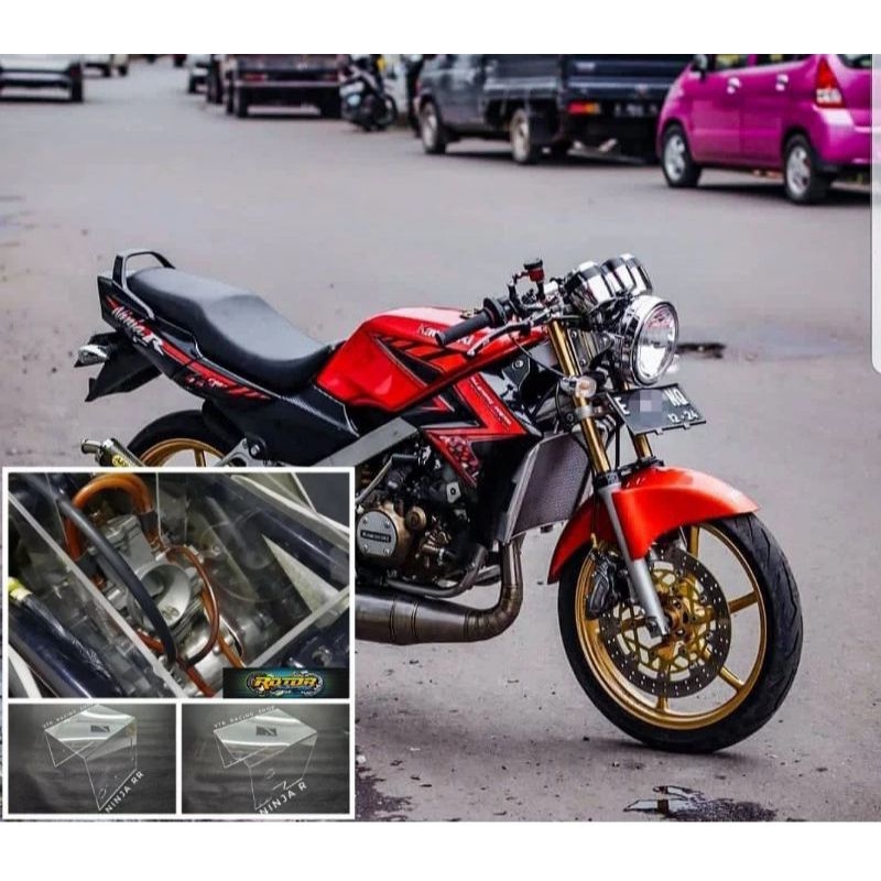 Kawasaki Ninja R Ninja SS Transparent Acrylic Carburetor Filter 2mm ...