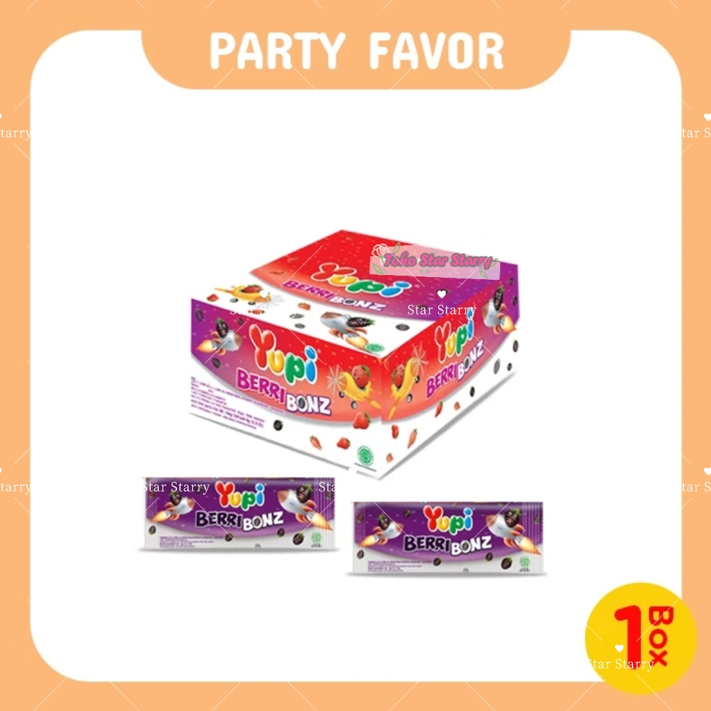[Per Box] Yupi Gummy Yupi BerriBenz Yupi Berri Bonz 24pcs Viral Snack ...