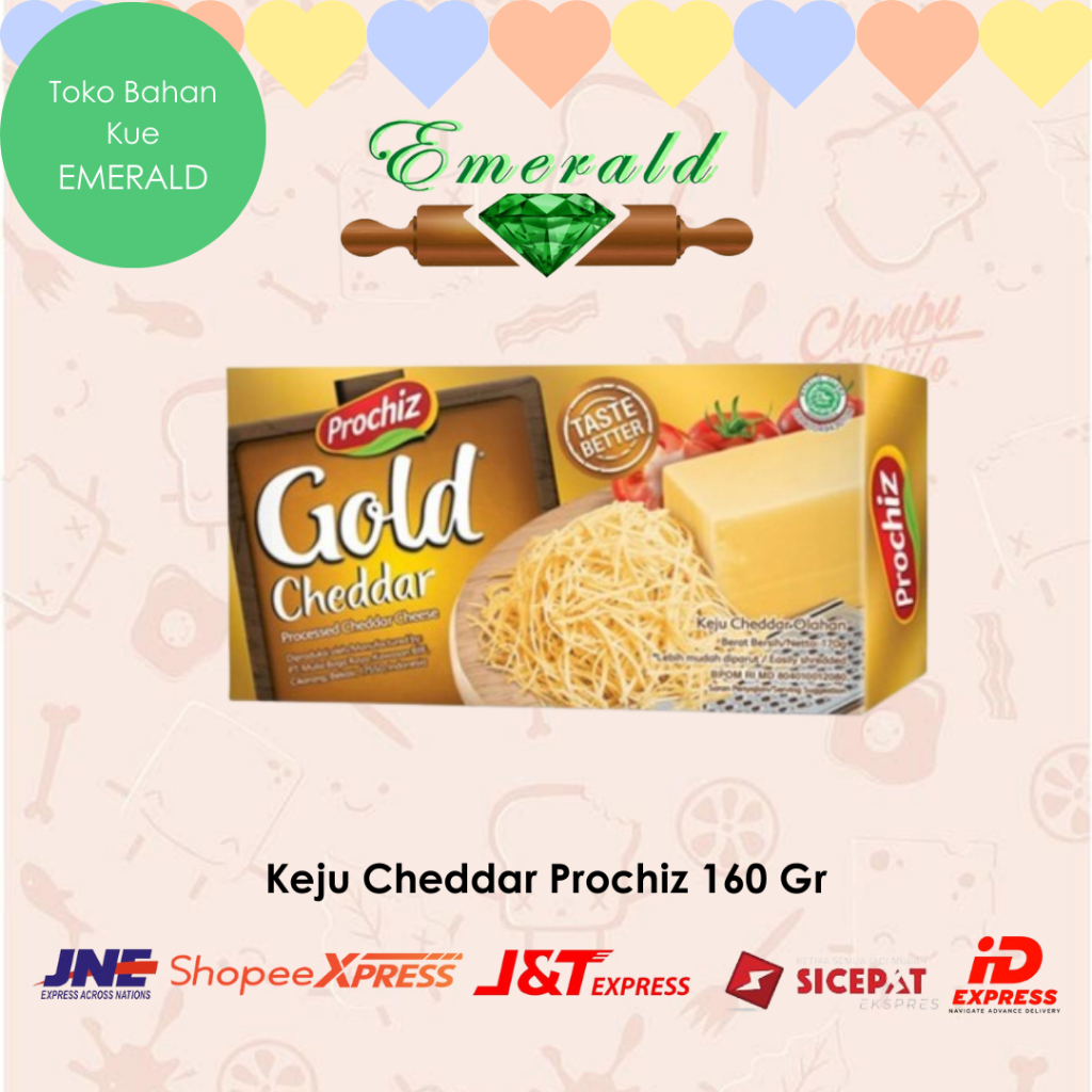 Prochiz Gold Cheddar/Grated Cheese 160 Gr | Shopee Malaysia