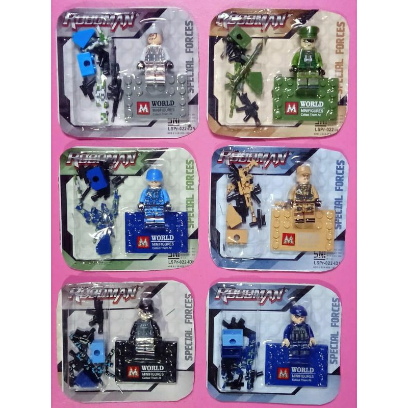 Roboman Toy, Lego Army and Police | Shopee Malaysia